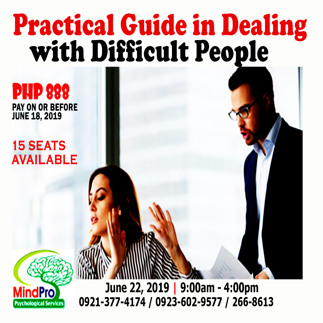 Practical Guide in Dealing With Difficult People – MindPro ...